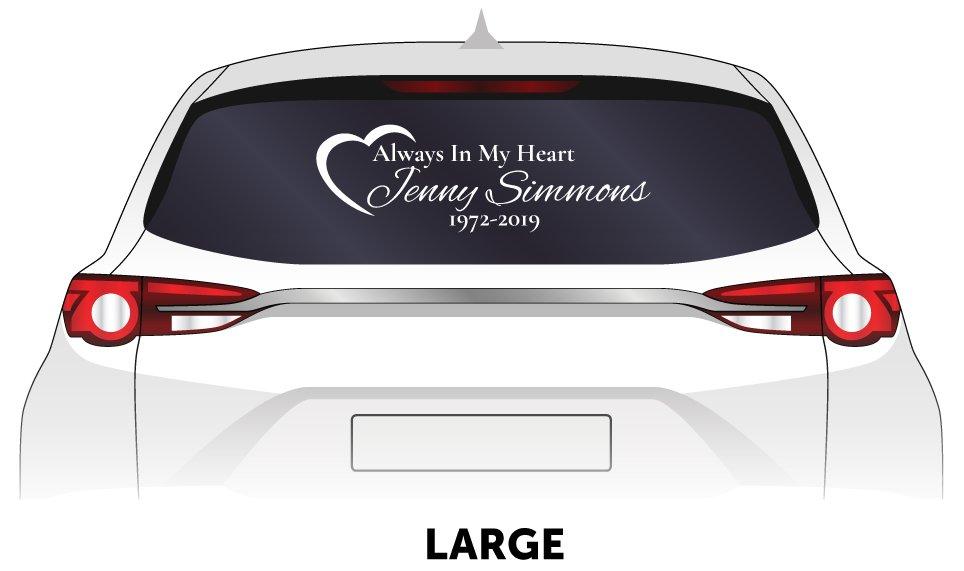 Memorial Window Decal - 1005 - Memorial Prints - Memorial & Funeral ...