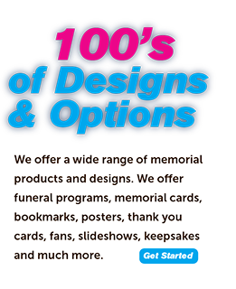 Funeral Program Printing Services - Memorial & Obituary Printing Services