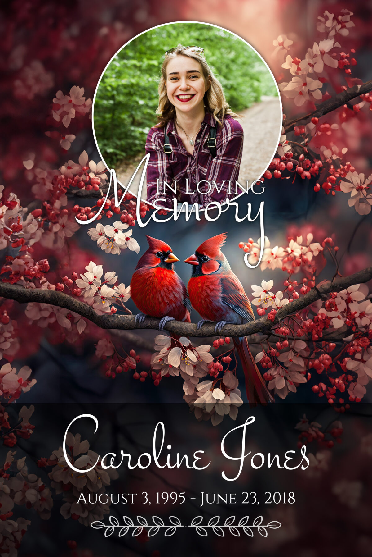 Memorial Poster - 2177 - Memorial Prints - Memorial & Funeral Printing
