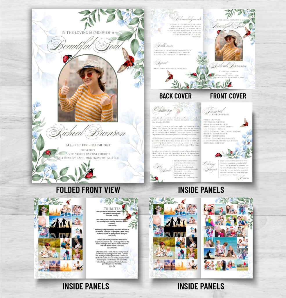 Custom Funeral Programs - Funeral Program Design and Printing