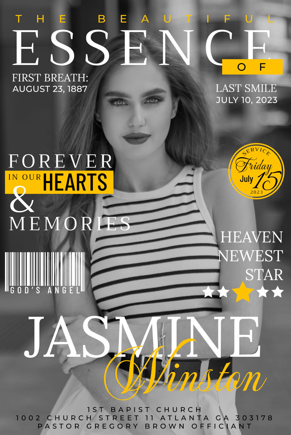 Memorial Poster - 2146 - Memorial Prints - Memorial & Funeral Printing