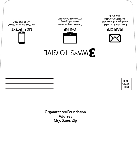 Remittance Tithe Envelope - 1003 - Memorial Prints - Memorial & Funeral ...
