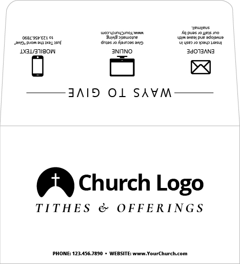 Remittance Tithe Envelope - 1012 - Memorial Prints - Memorial & Funeral ...